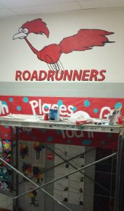 Painting School Mascot Helps Create Inviting Learning Environment at ...
