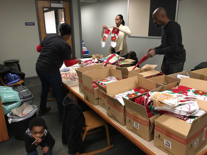 Stockings Brighten Students’ Day - Caring For Kids KC